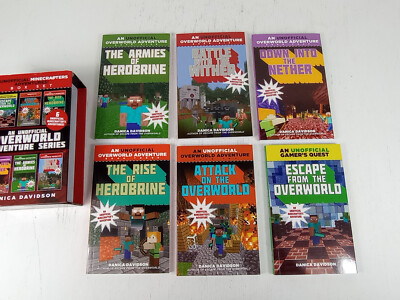 Unofficial Minecraft Overworld Adventure Box Set (6x Books, Softcover ...