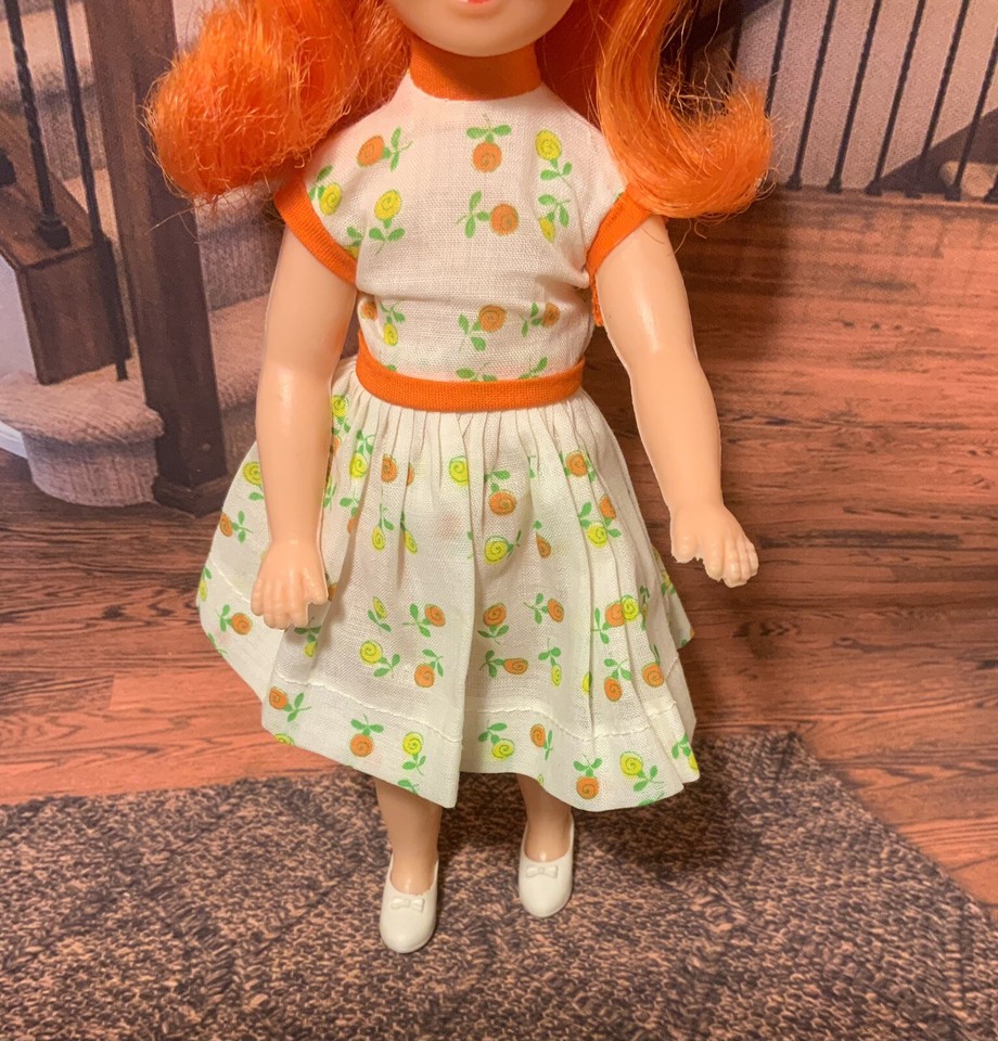 Vintage Penny Brite Doll Clone Long Orange Hair Gorgeous Dress Shoes ...