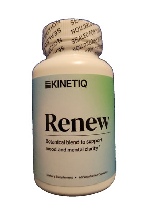 Kinetiq Renew: Mood & Mental Clarity Formula (60 Veg. Gel Capsule) 12/ ...