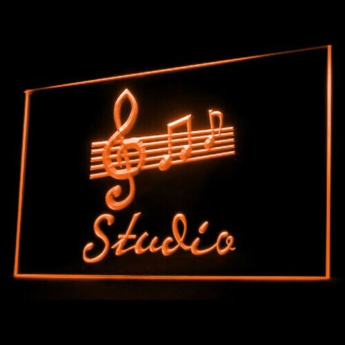 Studio Live Music Band Room LED Neon Light Sign Recording On Air Wall ...