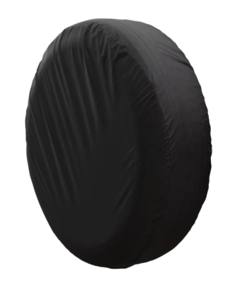 SPARE TIRE SOFT COVER BLACK for LARGE size 35" diameter or 17" rim ...