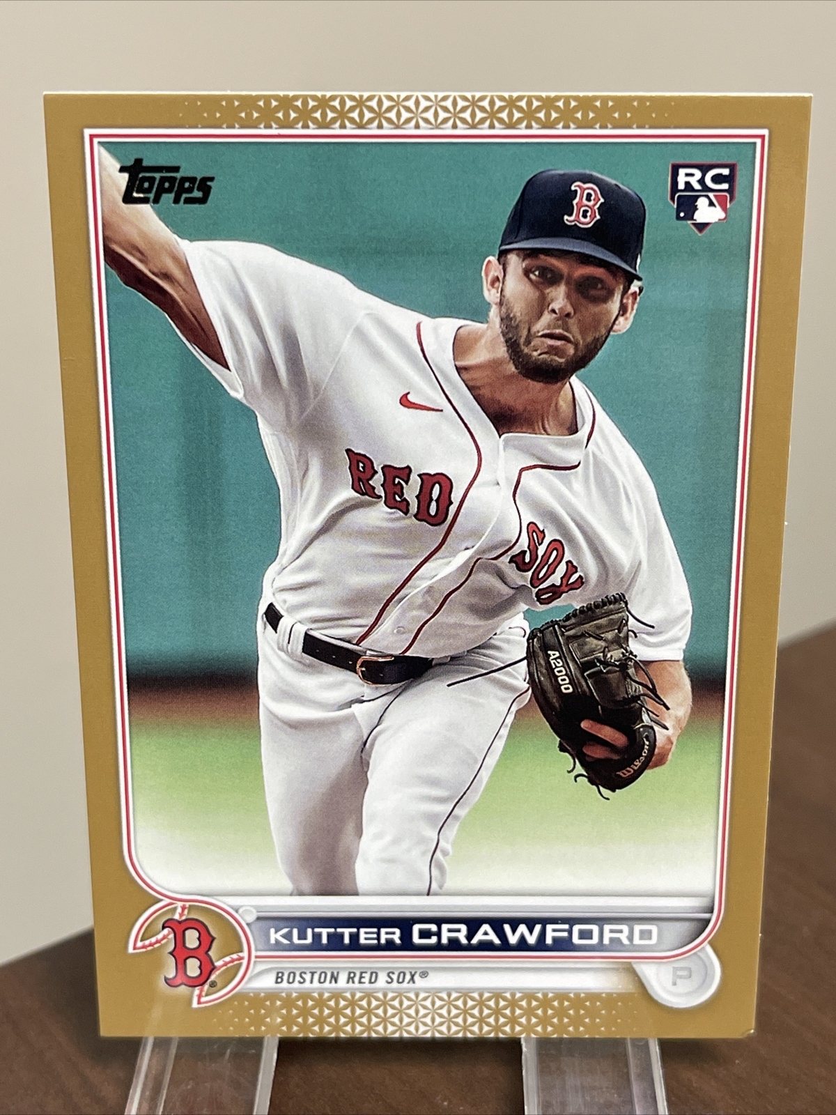 2022 TOPPS SERIES 2 KUTTER CRAWFORD GOLD RC #645 SERIAL- 0185/2022 RED ...