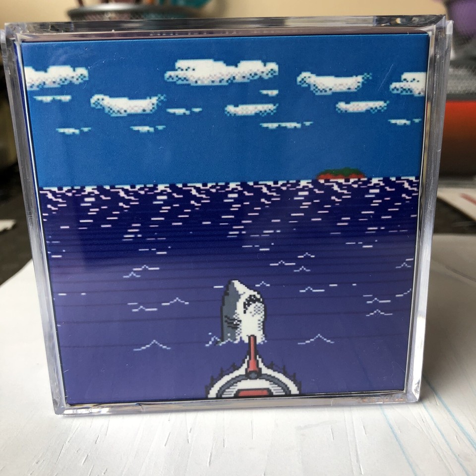 Jaws Nintendo Nes 3D Cube Handmade Diorama - Retro Gaming - Papercraft ...