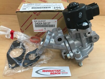 GENUINE TOYOTA OEM 10-15 PRIUS, 12-17 PRIUS V, EGR VALVE KIT 04004 ...