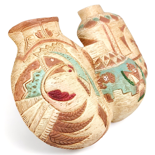 Frankies Designs Native American Adobe Pots Wall Hanging Southwest ...