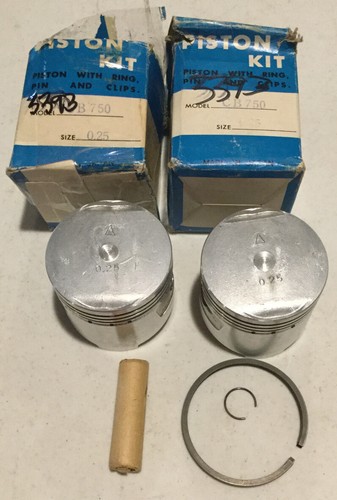 WISECO PISTON KIT HONDA CB750 CB 750 60MM 1969-1976 69-76 *SET OF 2 ...