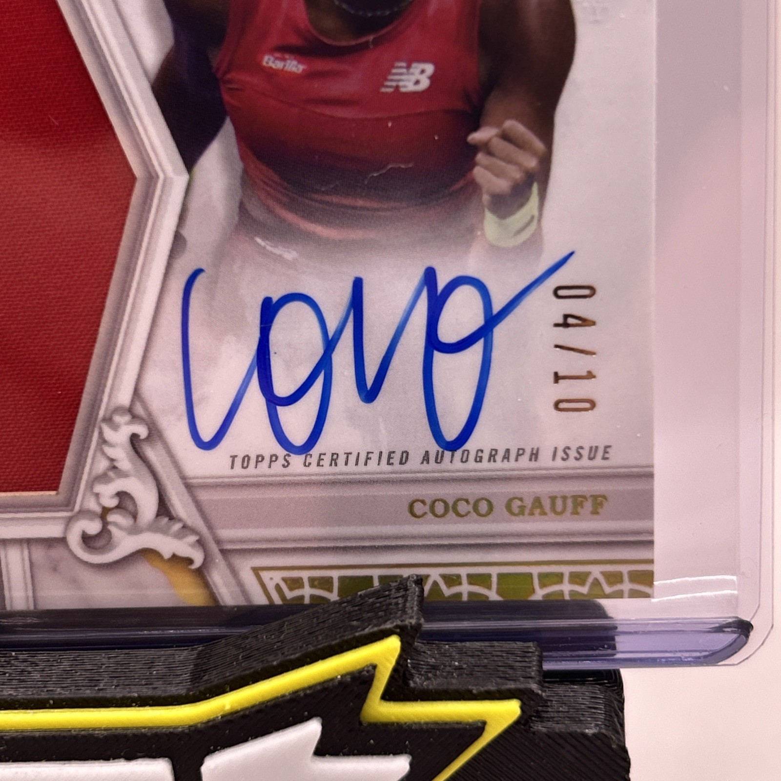 2024 Topps Royalty - Superior Relic Signatures Coco Gauff #SRS-CG Gold ...