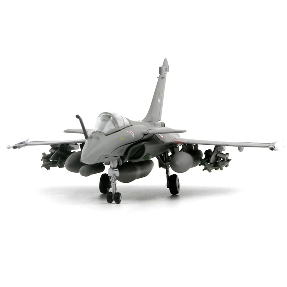 1/100 Diecast Alloy French Air Force Rafale C Libya War Fighter Model ...