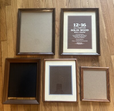 Vintage National / MCM + Wood Picture Frames 12x16 11x14 10x13 8x10 ...