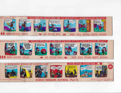 Lot Of 3 Vintage 1961 Walt Disney Magna-Slide Celluloid Cartoons Canada ...