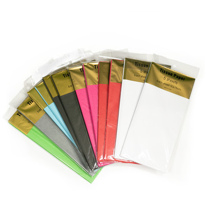 60 Sheets Gift Wrapping Tissue Paper in Assorted with 7 Colours | eBay ...