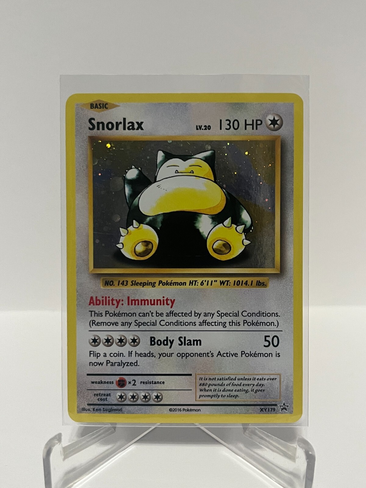 Pokémon TCG Snorlax XY Black Star Promos XY179 NM/MINT | eBay