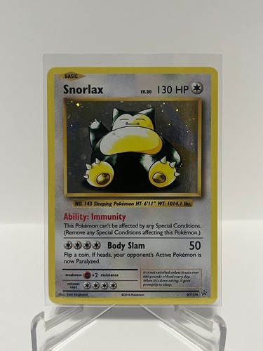 Pokémon TCG Snorlax XY Black Star Promos XY179 NM/MINT | eBay