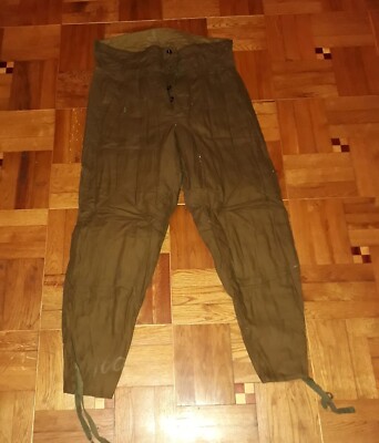 RUSSIAN SOVIET MILITARY WW2 WINTER PANTS FUFAIKA VATNIK TELOGREIKA L ...