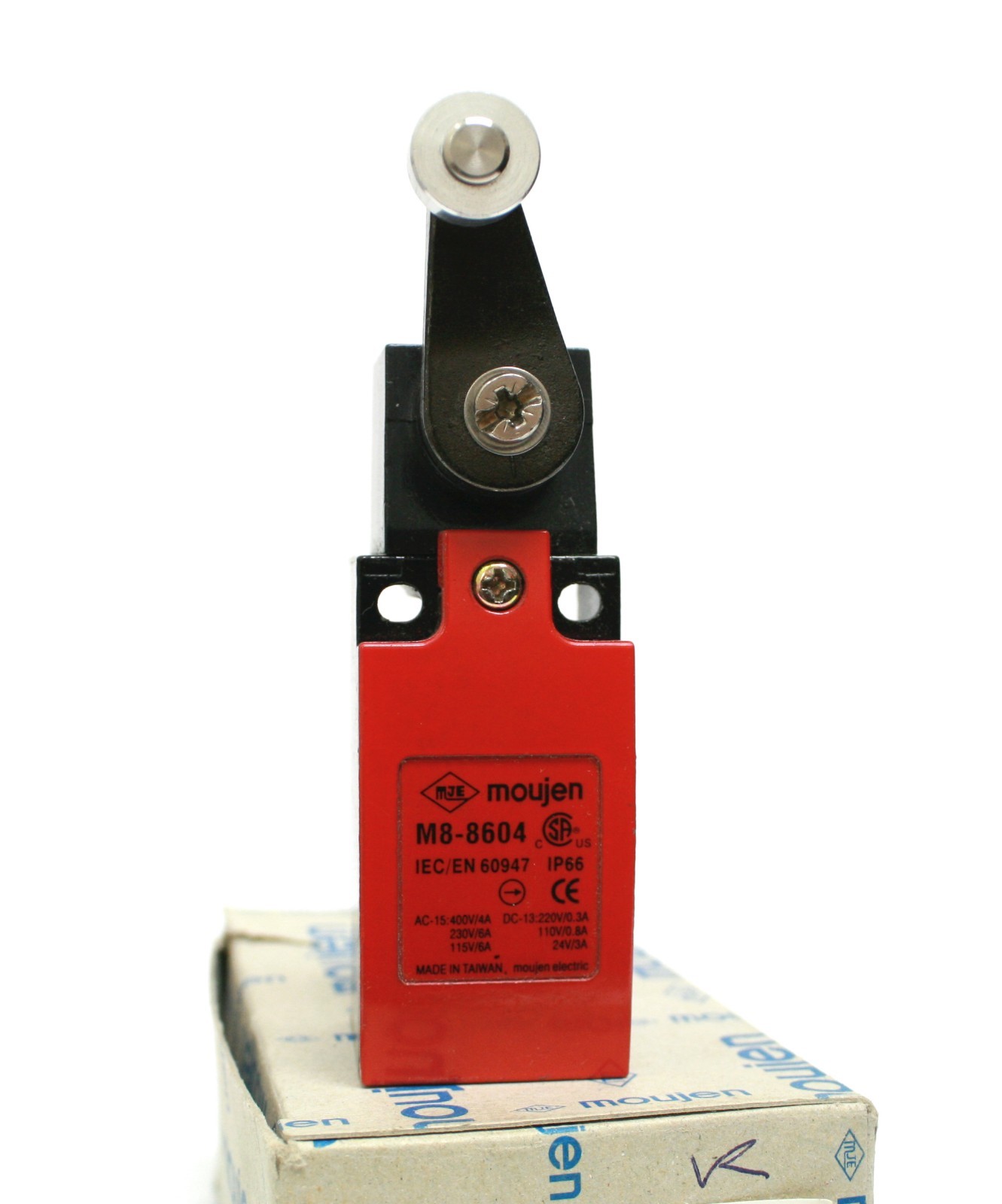 Moujen M8-8604 Limit Switch Roller Lever Arm 400V 4A 220VDC 0.3 Slow ...