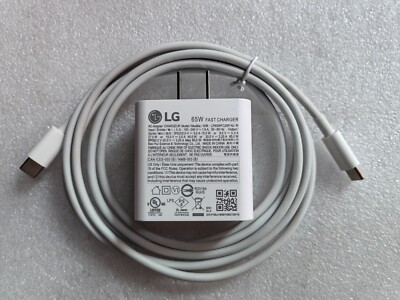 OEM 20V 3.25A LP65WFC20P-NJ W For LG gram 17 17Z90R-K.AA79A1 Type-C 65W ...