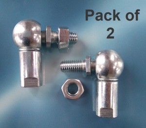 Gas Strut Rod End 90 Degree Angle Ball Joint M5 M6 M8 M10 M12 BZP Steel ...