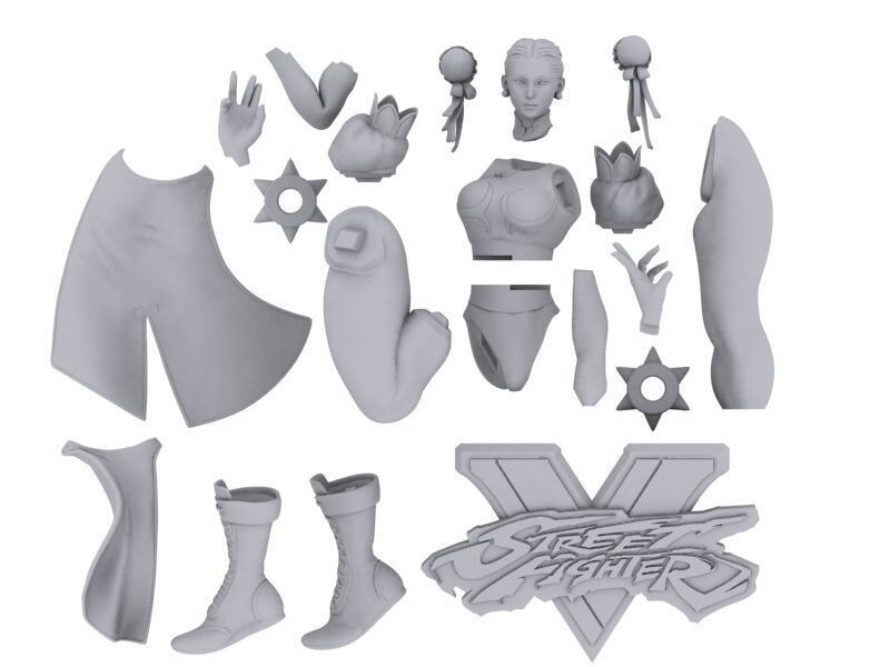 Chun-Li Resin Sculpture Statue Model Kit Unpainted/Unassembled | eBay