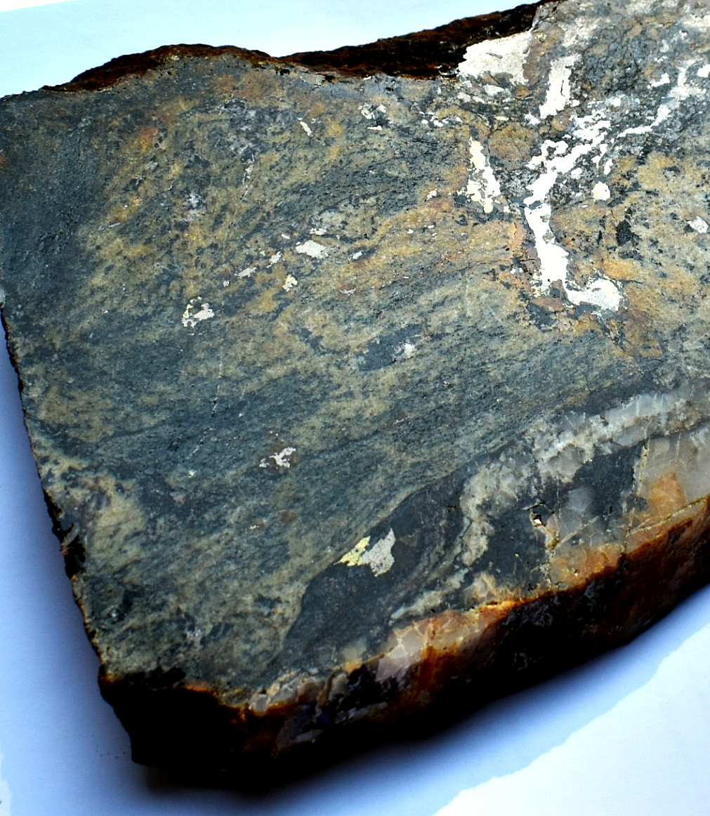 Silver Ore Granite Polished 1800s Ore Knob Copper Mine North Carolina 6 ...
