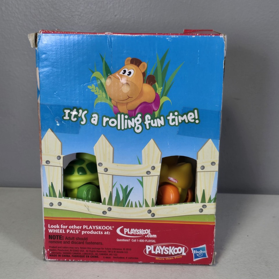 NEW Playskool Wheel Pals Animal Tracks Zoomimals Farm Cow Horse Duck ...