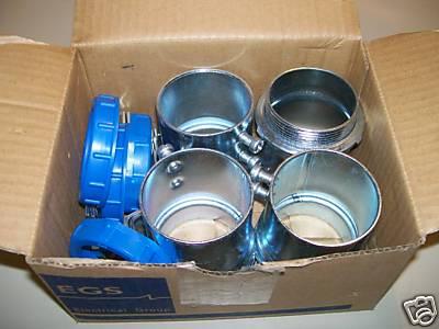 EGS - EMT CONNECTORS SET-SCREW TYPE 4200S 2" LOT OF 4 | eBay