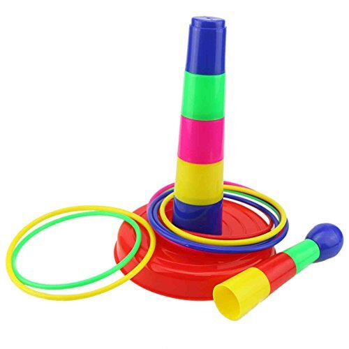 Ogrmar 18" Colorful Plastic Sport Ring Toss Game Set for Kids | eBay
