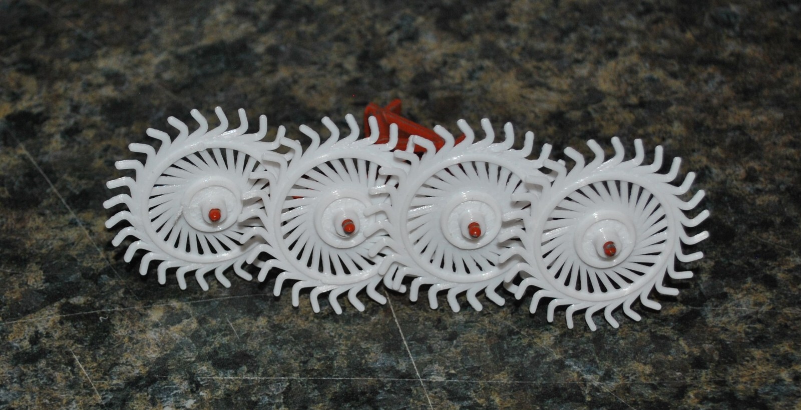 BRITAINS 1/32 REPRO ACROBAT HAY TINES X 4 ONLY . 3D PLASTIC PRINTED ...