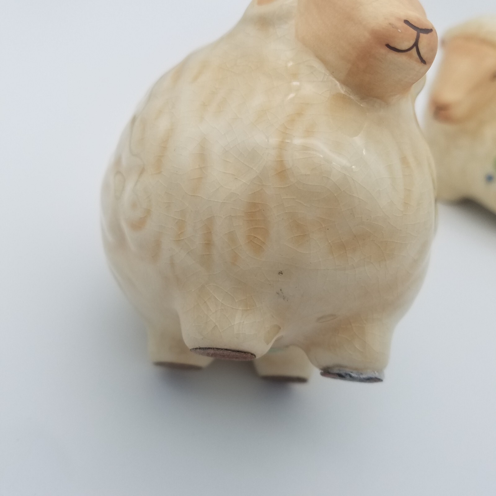 PartyLite Sheep Candle Holders Country Comfort Tea Light Lamb Ceramic ...
