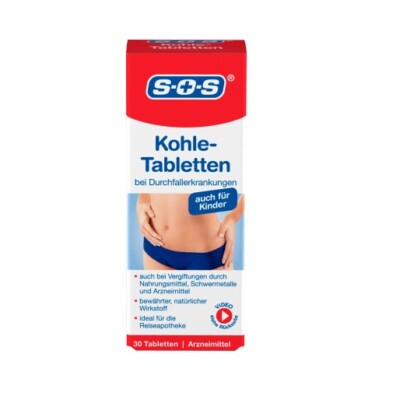 SOS Kohletabletten bei Durchfallerkrankungen natürlich Reiskrankheit ...