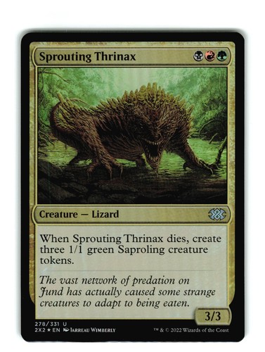 MTG Double Masters 2022 Sprouting Thrinax 278 Foil NM | eBay