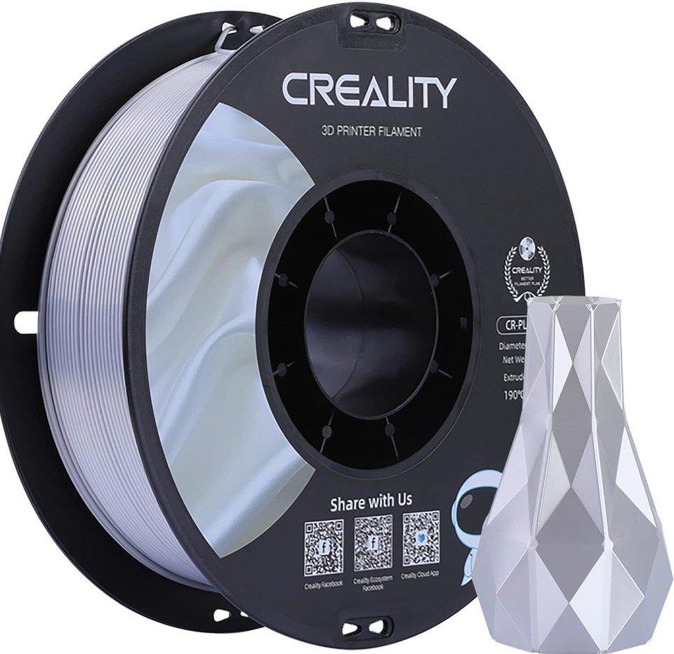 Creality PLA Filament Pro 1.75mm 3D Printer Filament Silk Printing ...