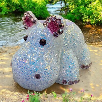 Handmade Resin Hippo Opal And Pink | eBay