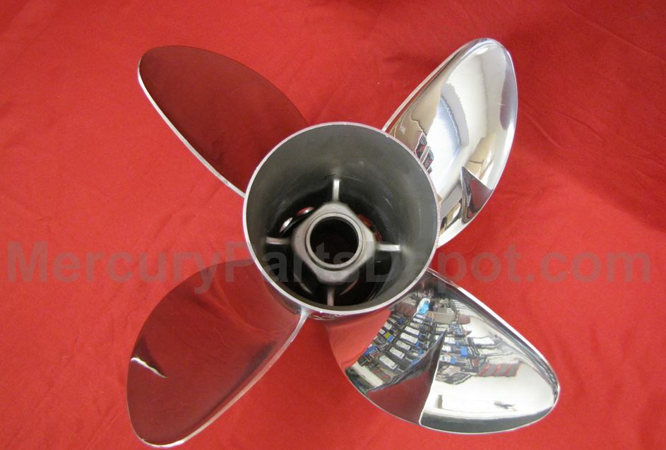 New OEM Mercury Fury 4 Prop 14.5 x 26" Pitch 8M0238907 (SS 8M0151281 ...