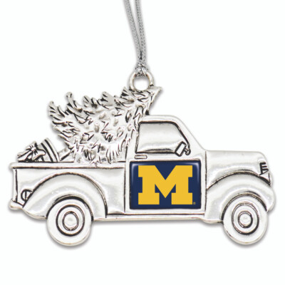 43491 From the Heart Vintage Truck Team Logo Ornament Michigan ...