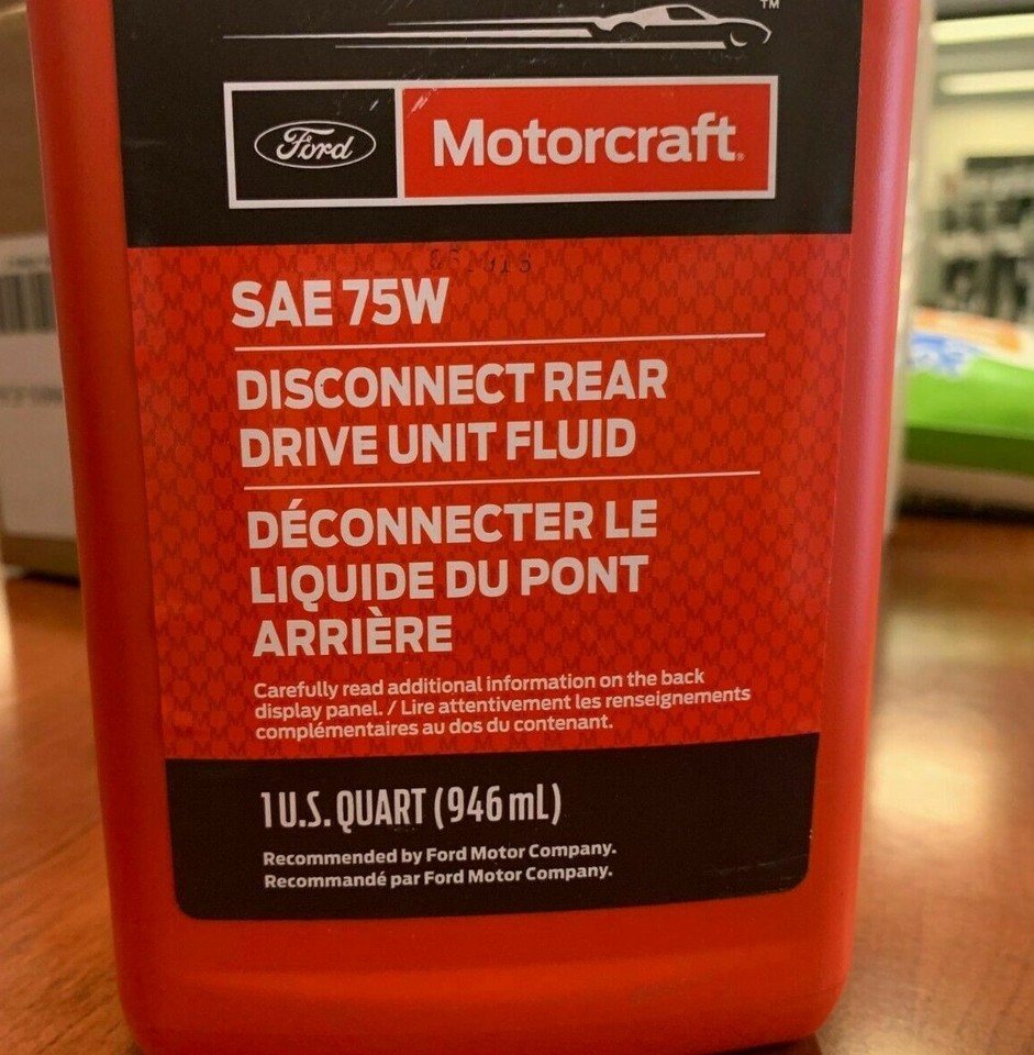 Motorcraft ® SAE 75W Synthetic Disconnect Rear Drive Unit Fluid XY-75W ...