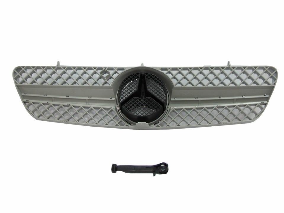 CL-CLASS W215/C215 00-05 Coupe 2D 1FIN GRILLE Chrome/Silver V2 for ...