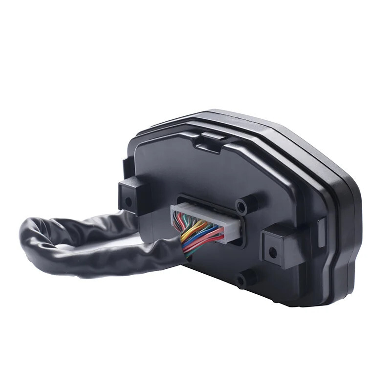 Universal Digital Moto Dash Panel LCD Dashboard Speedometer Odometer ...