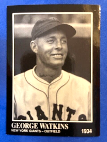 MLB - George Watkins 1991 Sporting News Conlan Collection - Giants | eBay