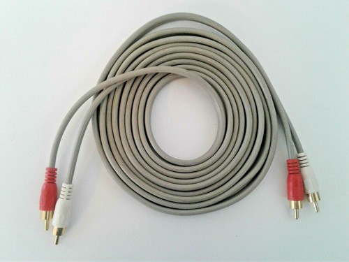 COMPONENT AUDIO CABLE 2 RCA 10 FT RED AND WHITE HDTV DVD VCR | eBay