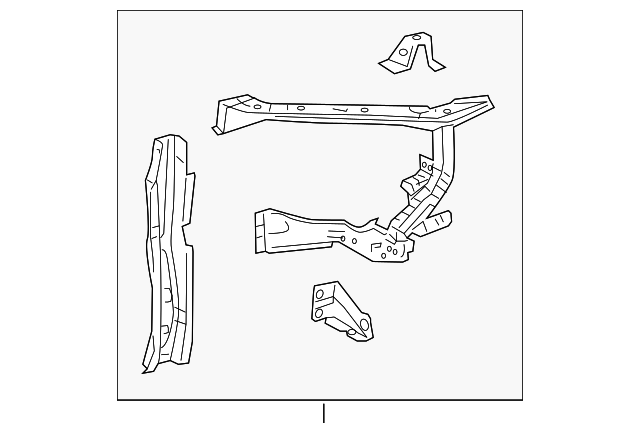 Lexus 532030E020 Genuine OEM Factory Original Side Support for sale ...