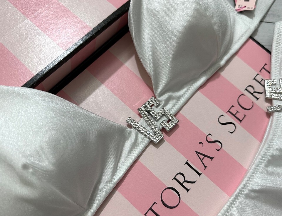 Victoria's Secret Swim VS Shine Hardware Bikini Swim Brazilian Set S M ...