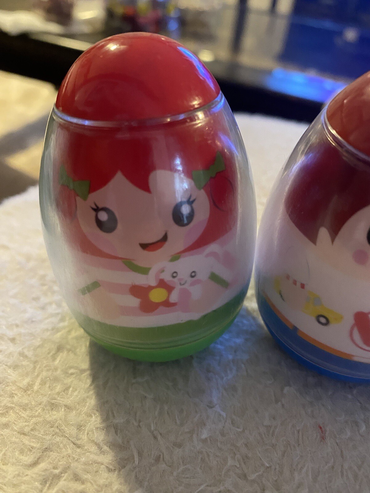 4-Vintage 2009 Weeble Wobble Figures. Singer,drummer, Red Head Toys | eBay