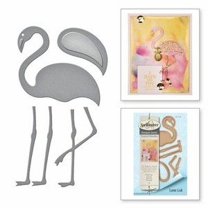 Spellbinders Designer Series Tropical Paradise Flamingo Dies S3-248 Cut ...
