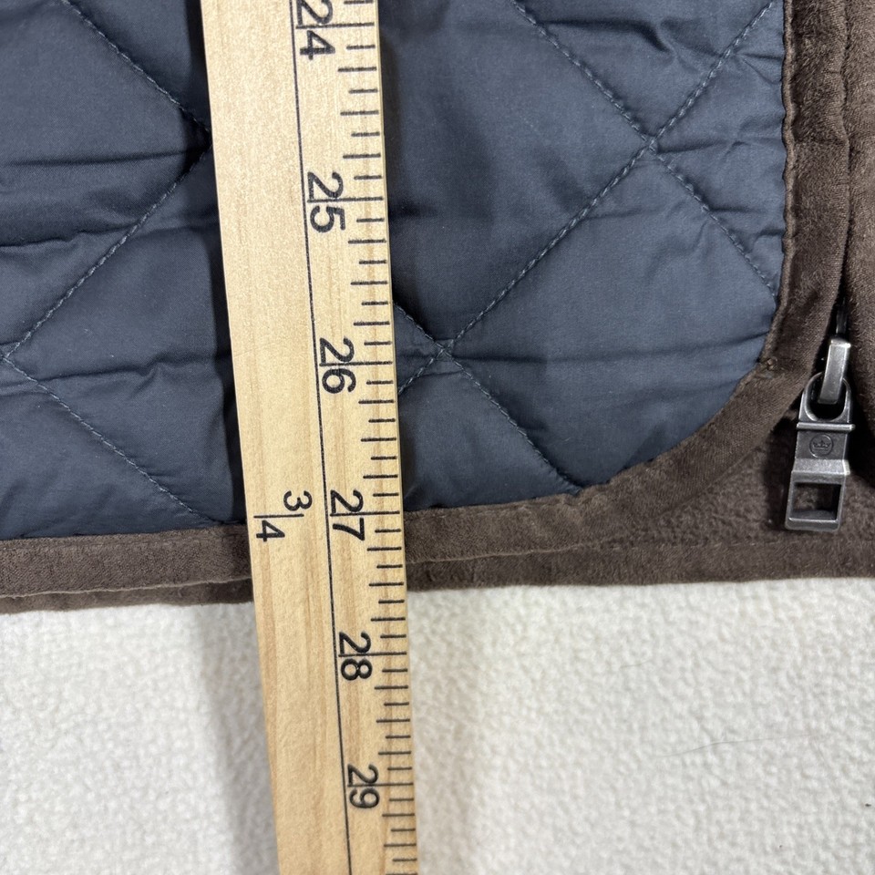 Peter Millar Medium Essex Vest Gray Lightweight Quilted Puffer Full Zip ...