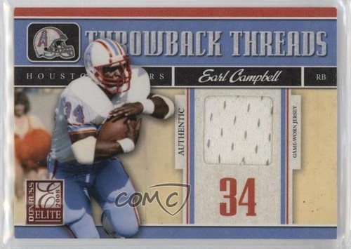 2008 Donruss Elite Throwback Threads /199 Earl Campbell LenDale White ...