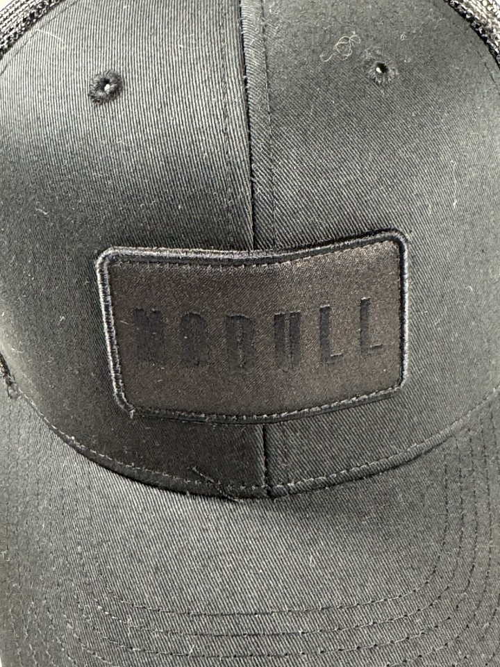 NOBULL Trucker Hat Cap Black Mesh Snapback FOX Sports Logo NWT | eBay