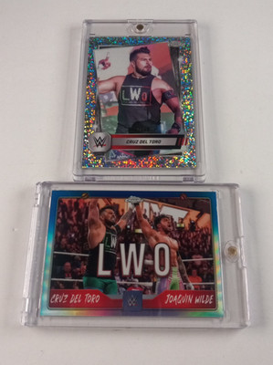 2025 Topps Chrome WWE #TAG-LWO Cruz Del Toro / Joaquin Wilde Numbered ...