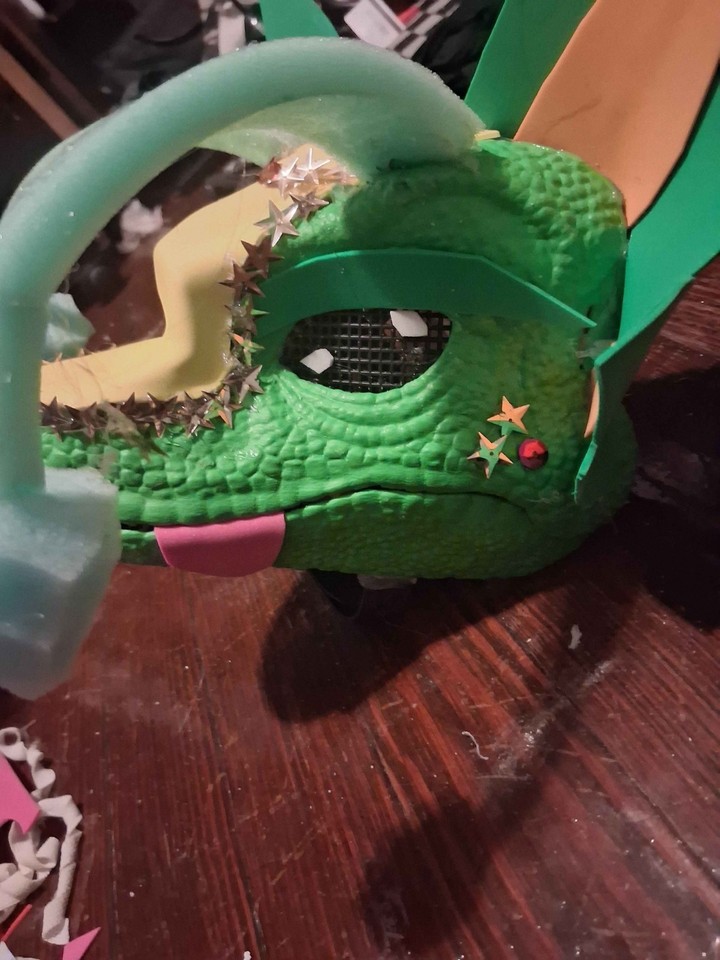 Jupiter - Furry - Raptor mask - alien - Halloween - Great condition ...