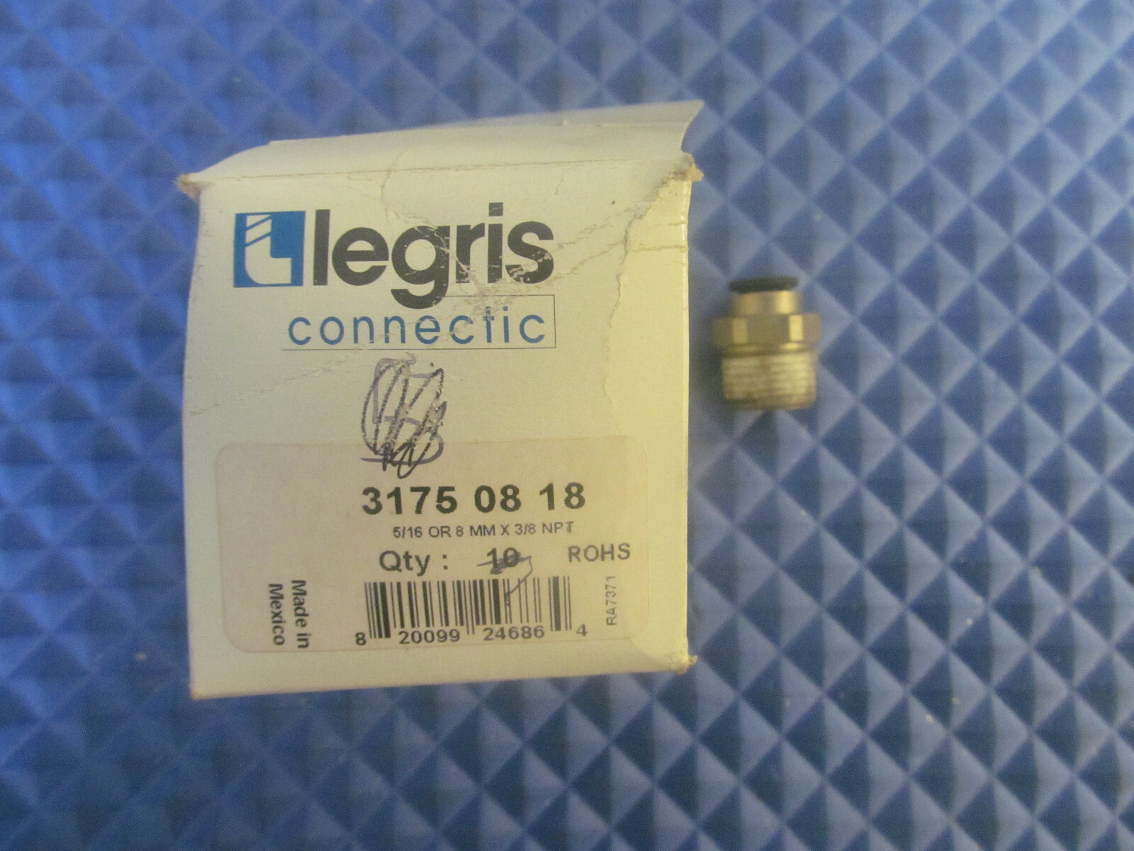 (Box of 10 pcs) NOS Legris Connector 3175 08 18 | eBay
