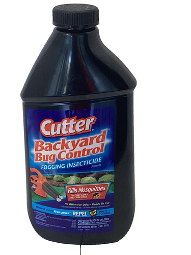 Cutter Backyard Bug Control Fogging Insecticide, No Offensive Odor - 32 ...